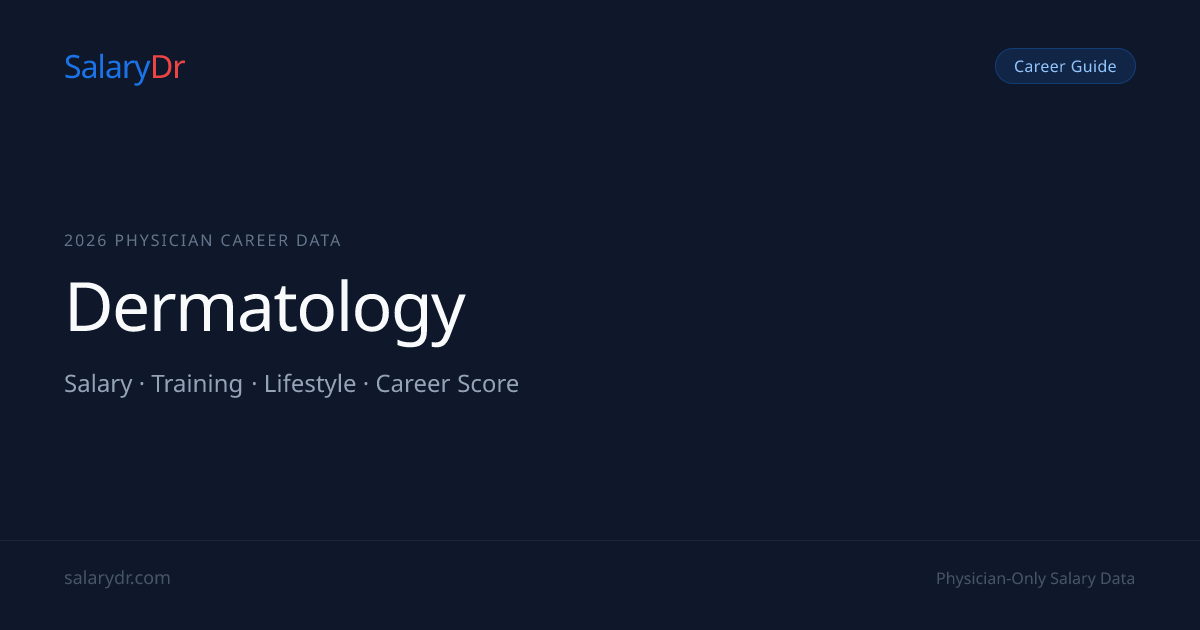 Dermatologist Career Guide 2026: $347,810 Salary, Career Path & Outlook ...